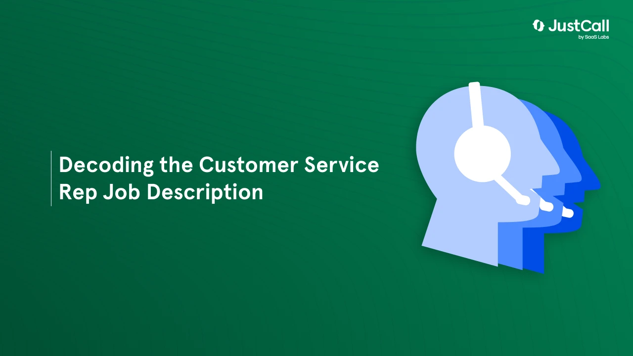 Customer Service Representative Job Description