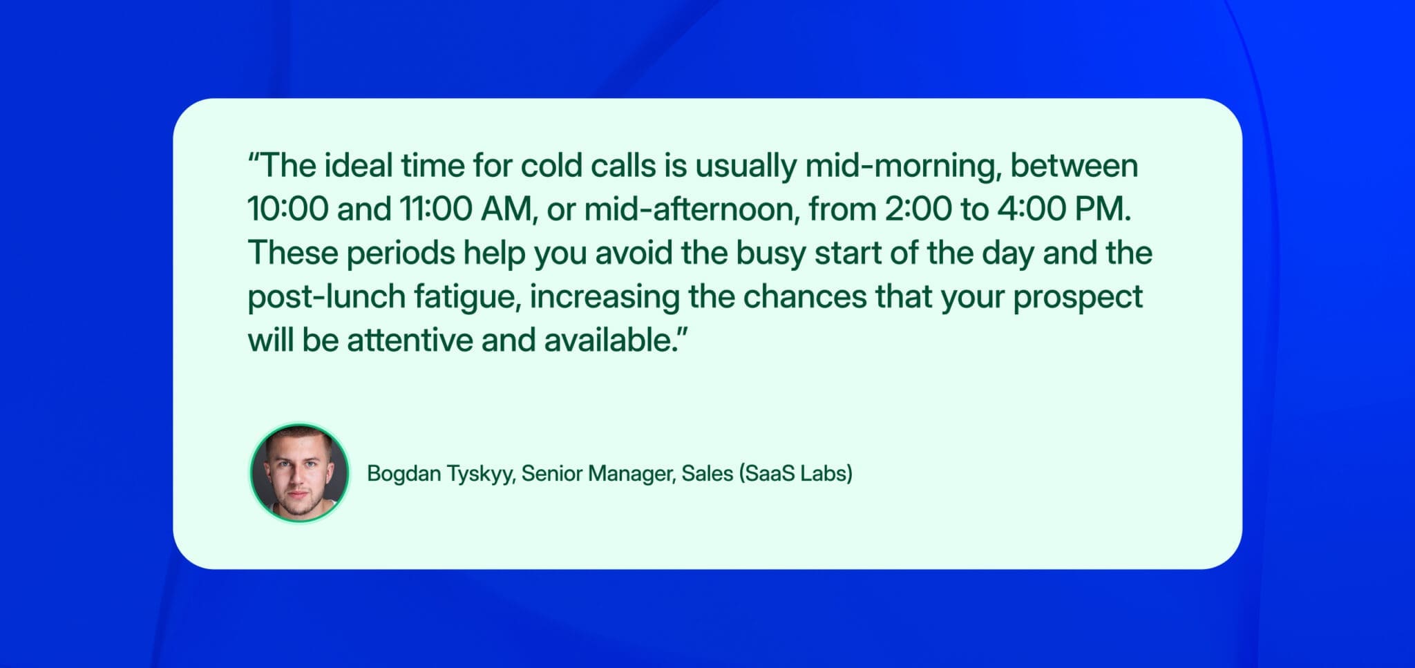 The Best Time To Cold Call in 2025